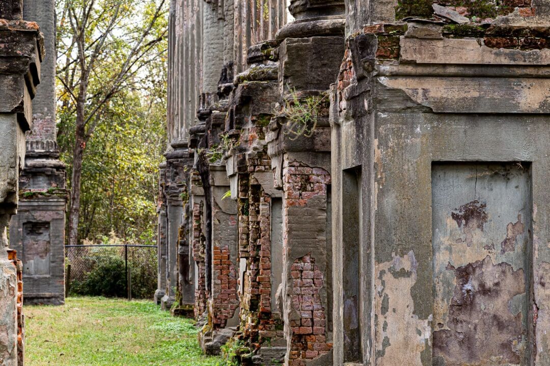 The Windsor Ruins of Port Gibson, MS | Haunted Architecture